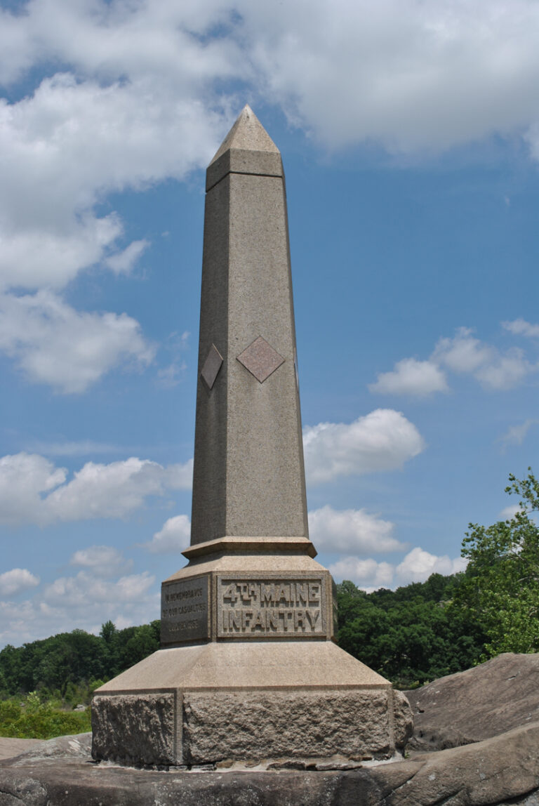 4th Maine Infantry (Main Monument) – This Deathless Field